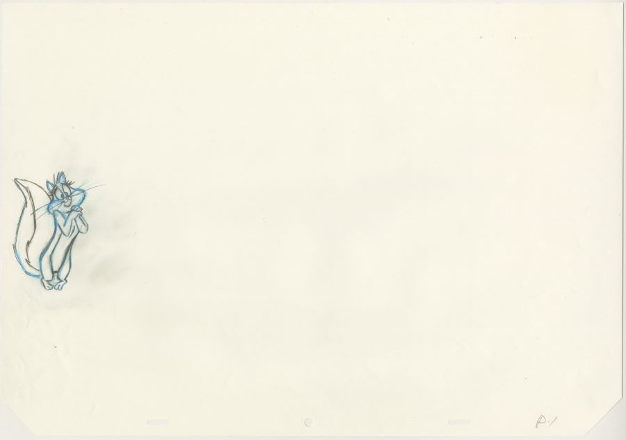 Space Jam Penelope Pussycat Production Drawing (1996) - ID ...
