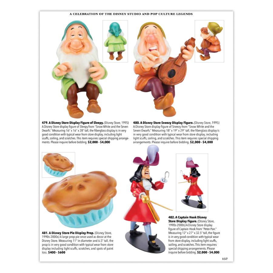 A Celebration of Disney & Pop Culture Legends Auction Catalog - ID ...